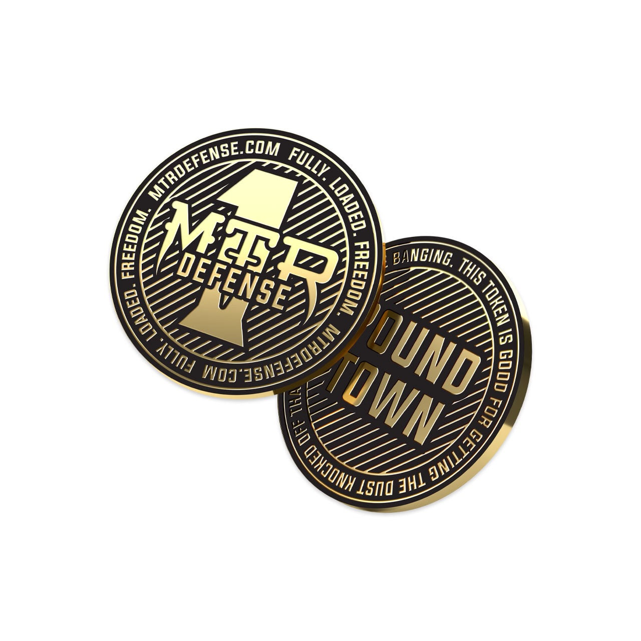 MTR Defense Pound Town Challenge Coin